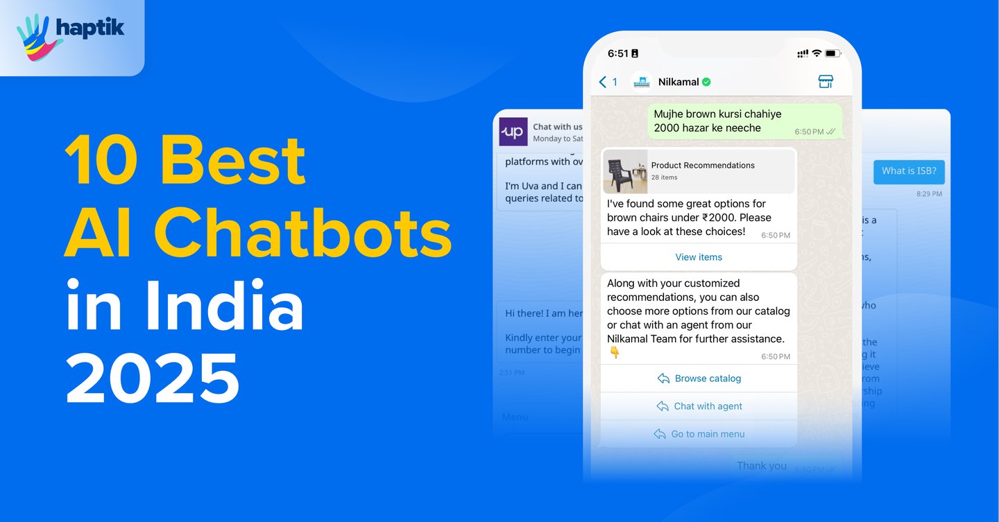 10 Best AI Chatbots In India (Updated 2025)
