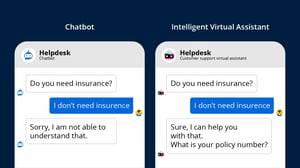 Chatbot Vs. Intelligent Virtual Assistant - What's the difference?