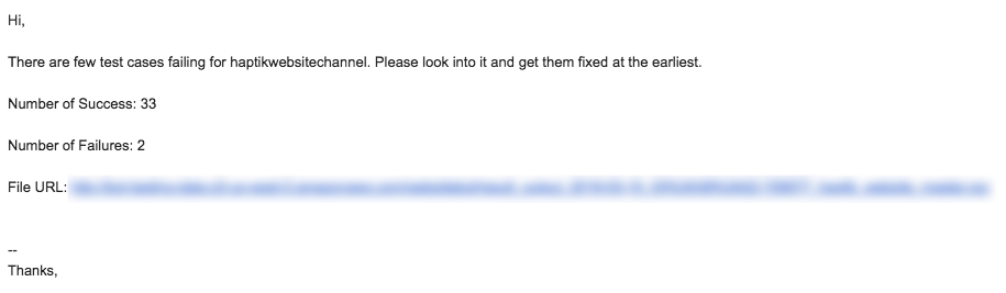 Automating Bot Testing at Haptik
