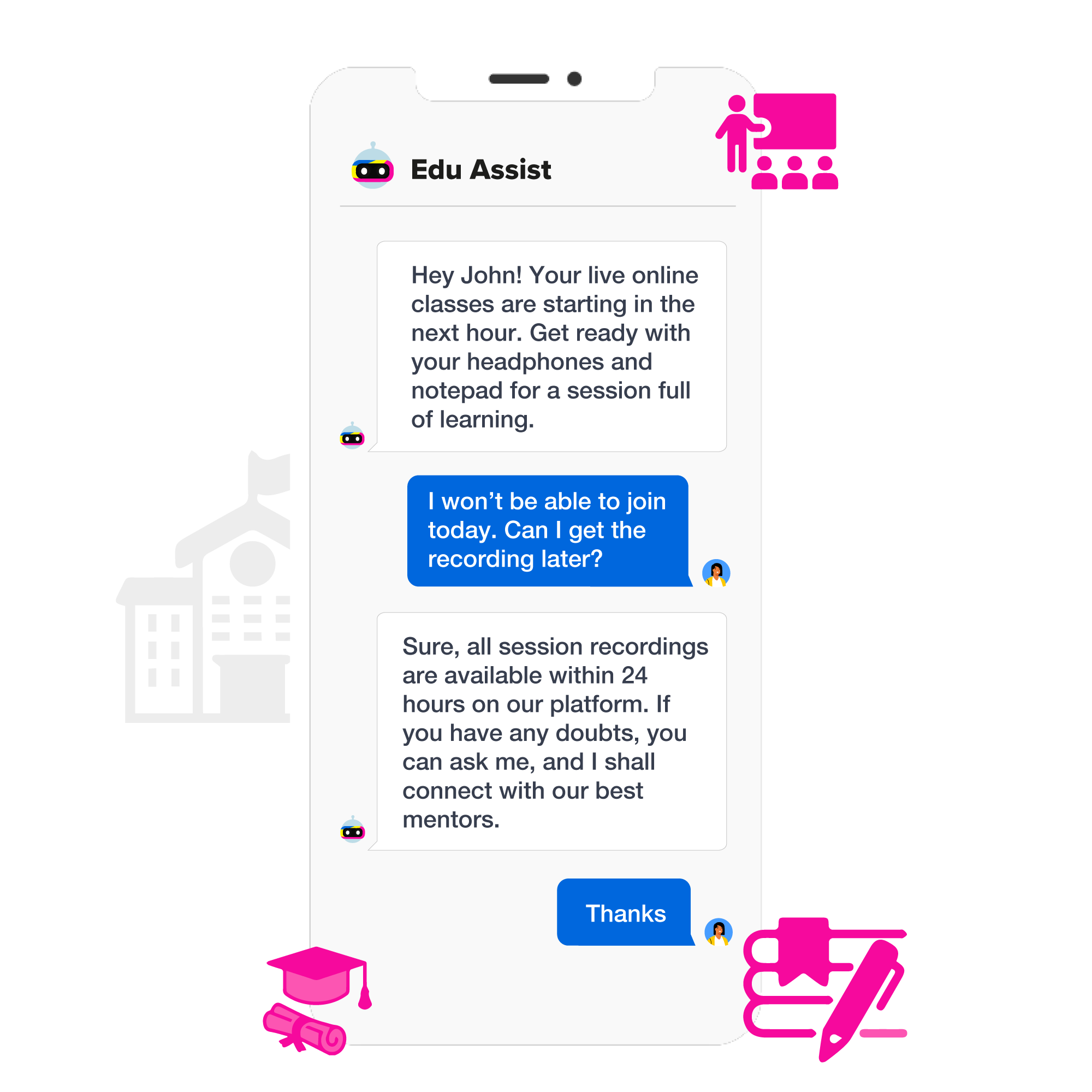 Conversational AI Redefining Online Education | Chatbot for Education